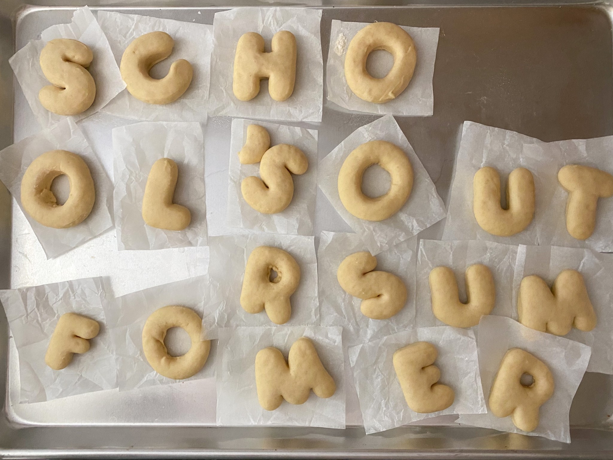 How to Make Letter Donuts. – The Metroka Family